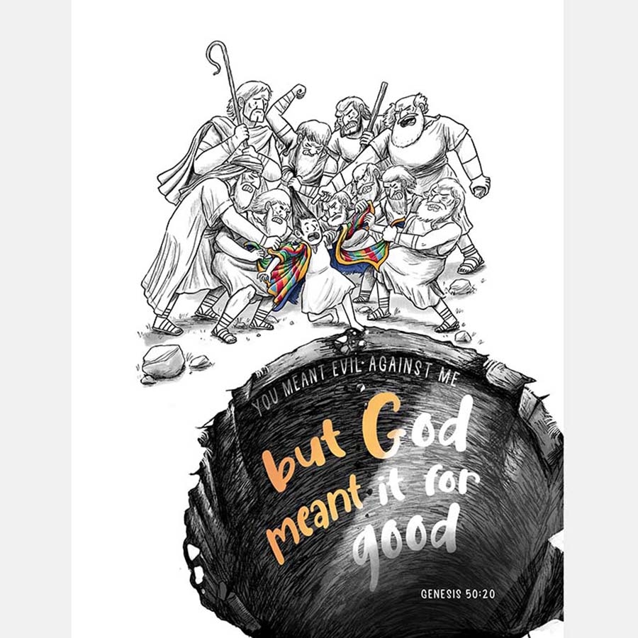 L&P God Meant It for Good - Joseph’s betrayal - A3 Print Gifts For The ...